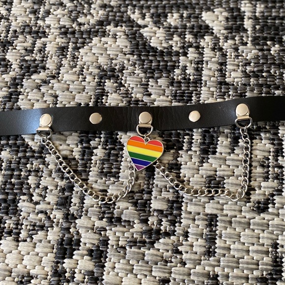 Spencer's | Jewelry | Queer Pride Choker From Spencers | Poshmark